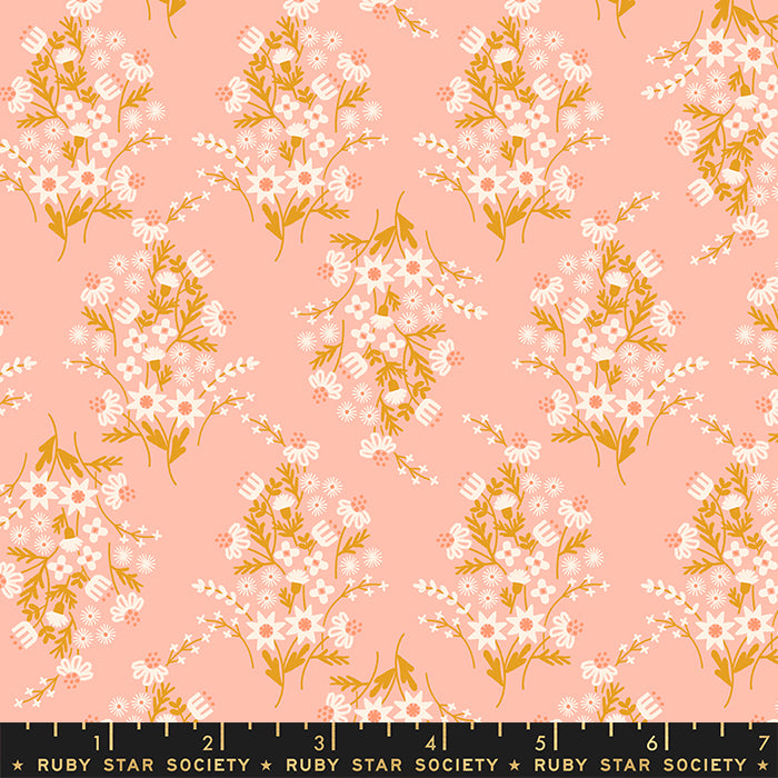 Sunbeam Wild Flower Child Peach – Sew Lux Fabric