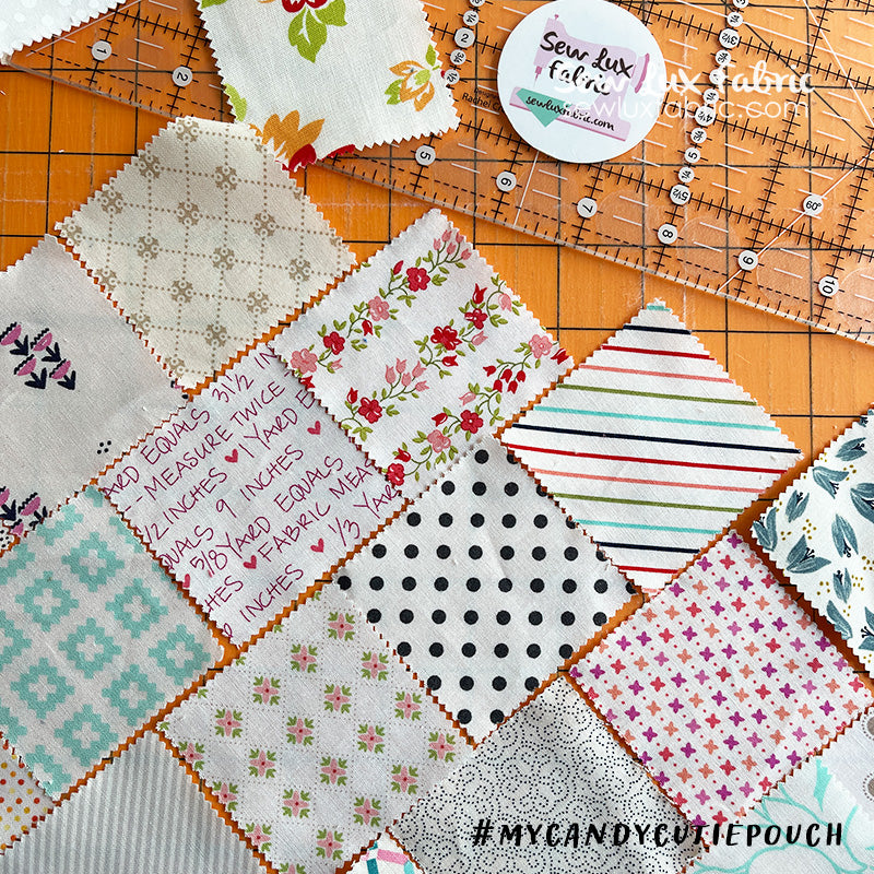 Candy Cutie Pouch Sew Along - Piecing the Exterior – Sew Lux Fabric