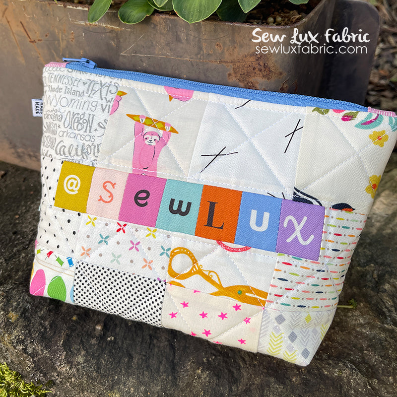 Selvedge Magic Name Pouch Tutorial – Sew Lux Fabric