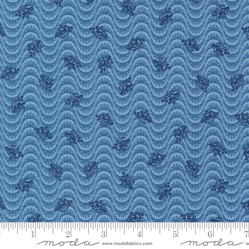Grand Haven Floral Moire Sky – Sew Lux Fabric