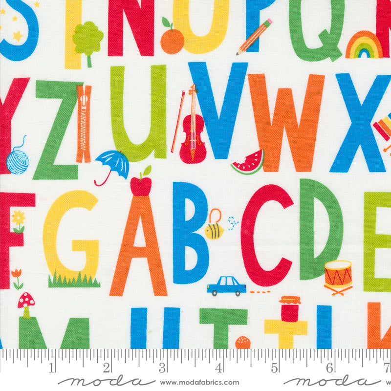 Back to School ABC's Paper – Sew Lux Fabric