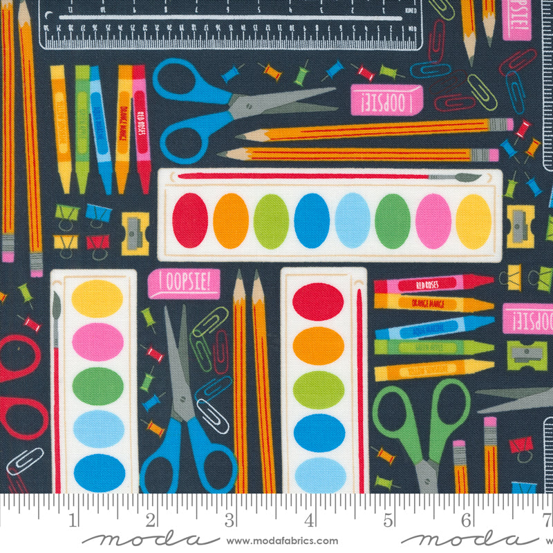 Back to School School Essentials Blackboard – Sew Lux Fabric