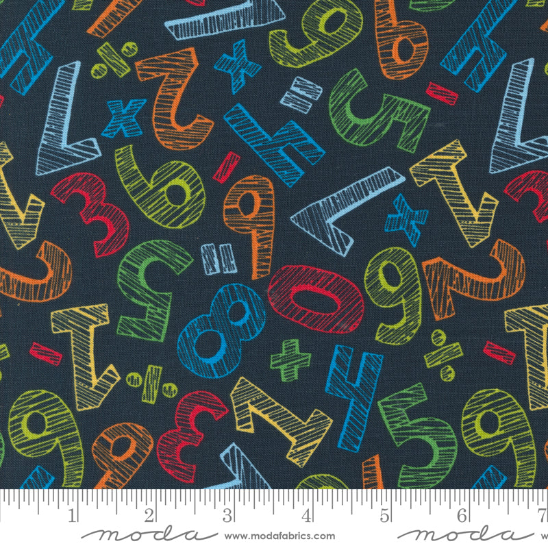 Back to School Numbers Blackboard – Sew Lux Fabric
