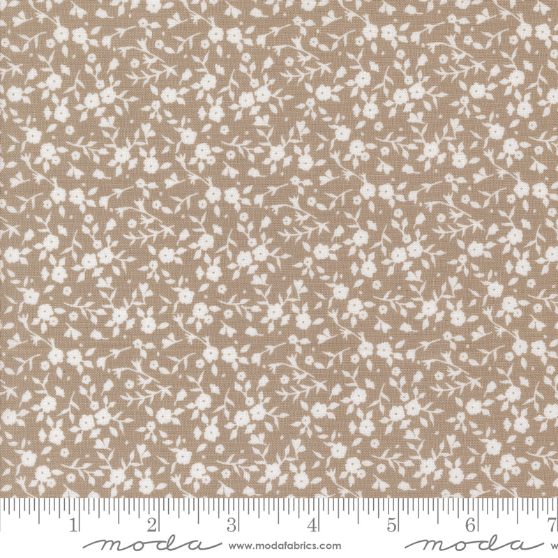 Sun Drenched Tiny Floral Toss Stone – Sew Lux Fabric