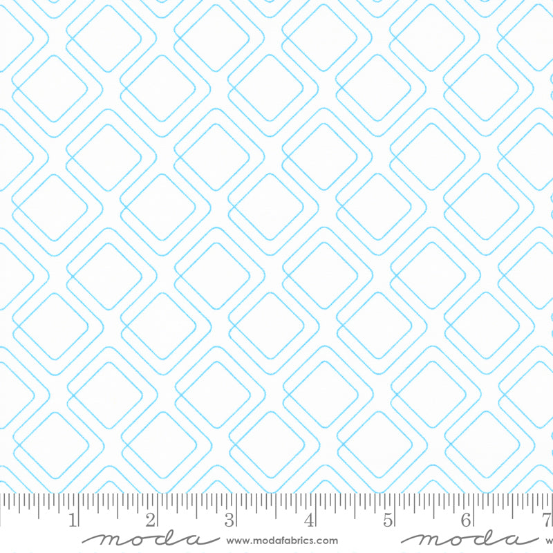 Rainbow Sherbet Connected Graph Paper Moon Mist – Sew Lux Fabric