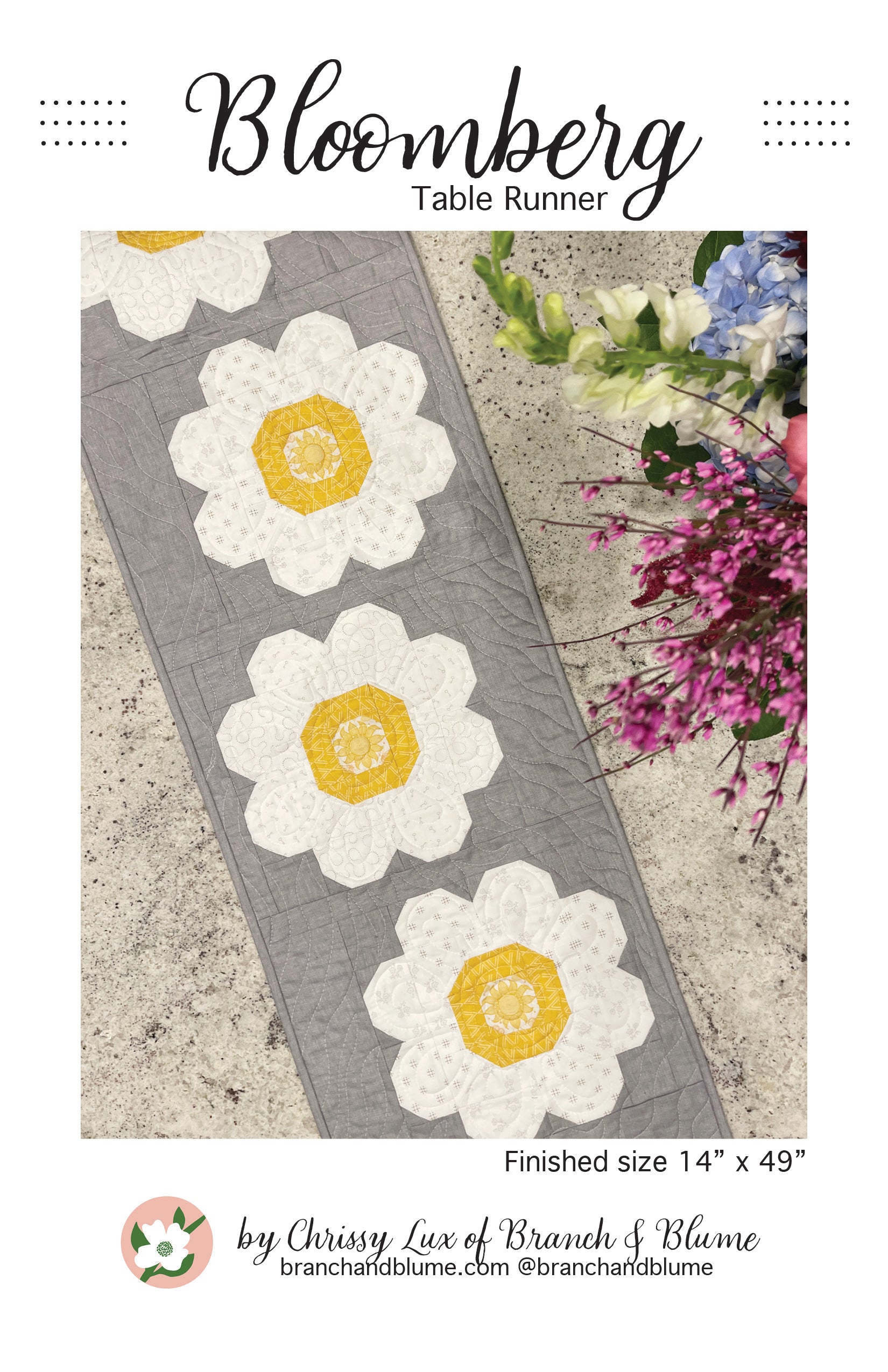 Bloomberg Table Runner PDF Pattern – Sew Lux Fabric