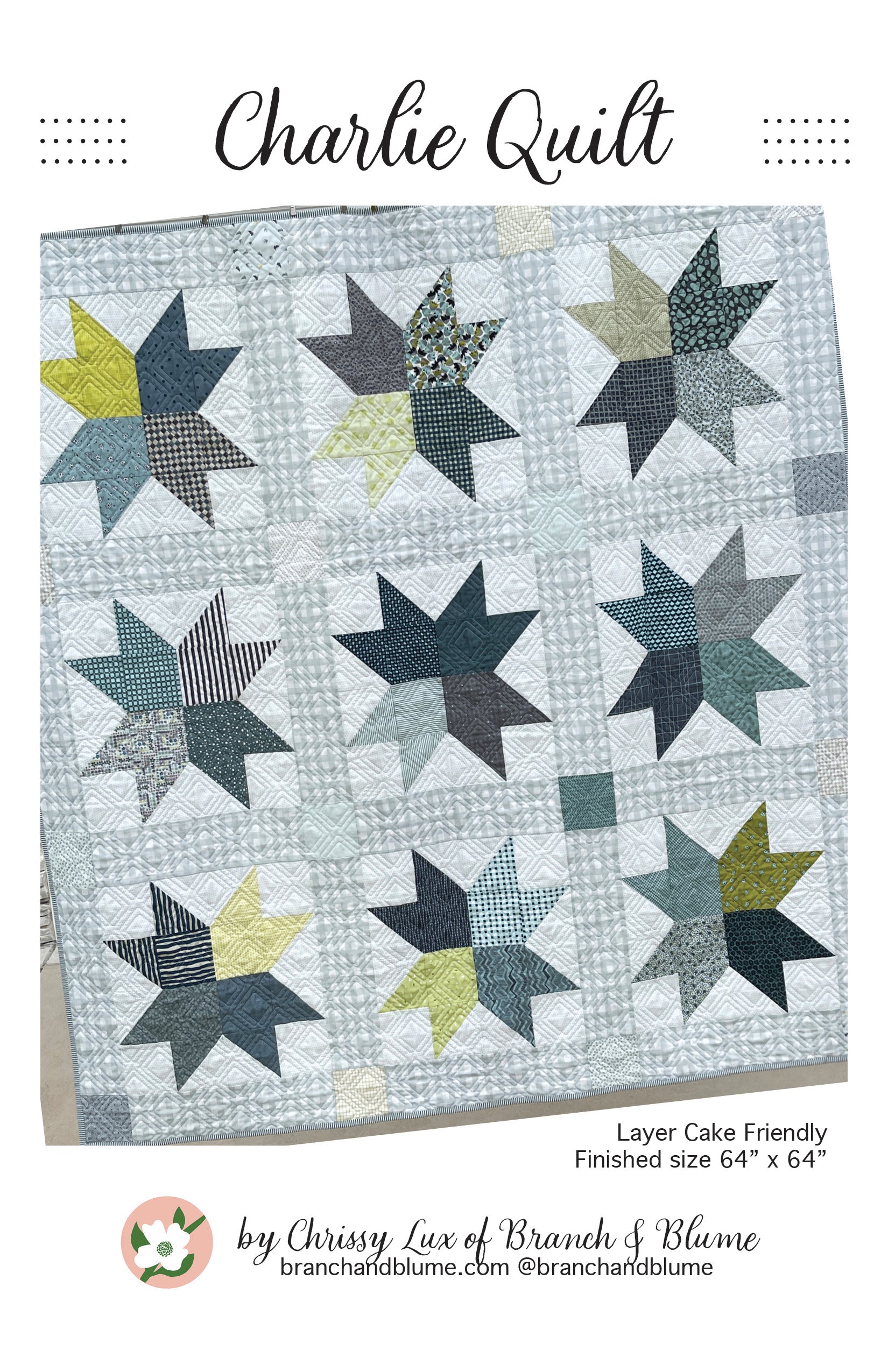 Charlie Quilt Pattern - PAPER – Sew Lux Fabric