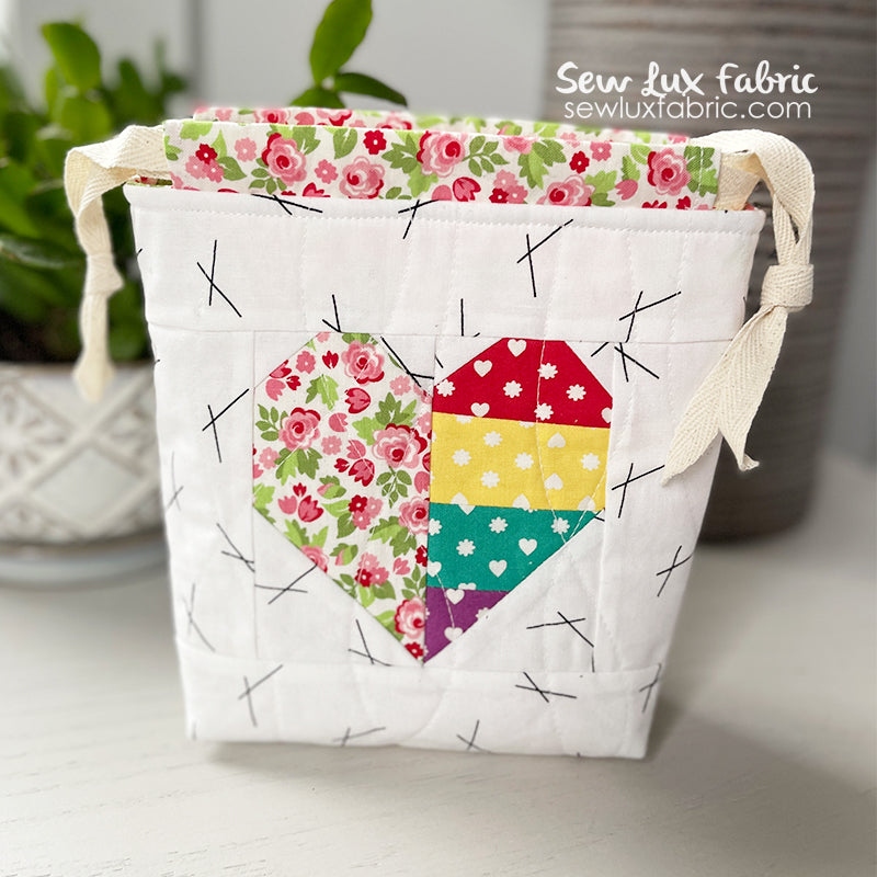 Mini Heartstrings Drawstring Supply Kit - Love Lily – Sew Lux Fabric