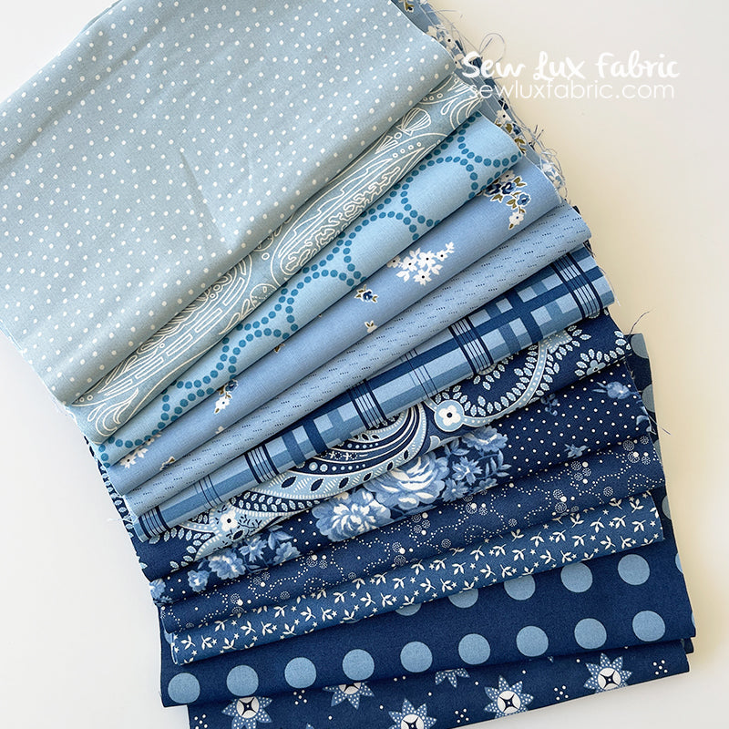 True Blue Bundle – Sew Lux Fabric