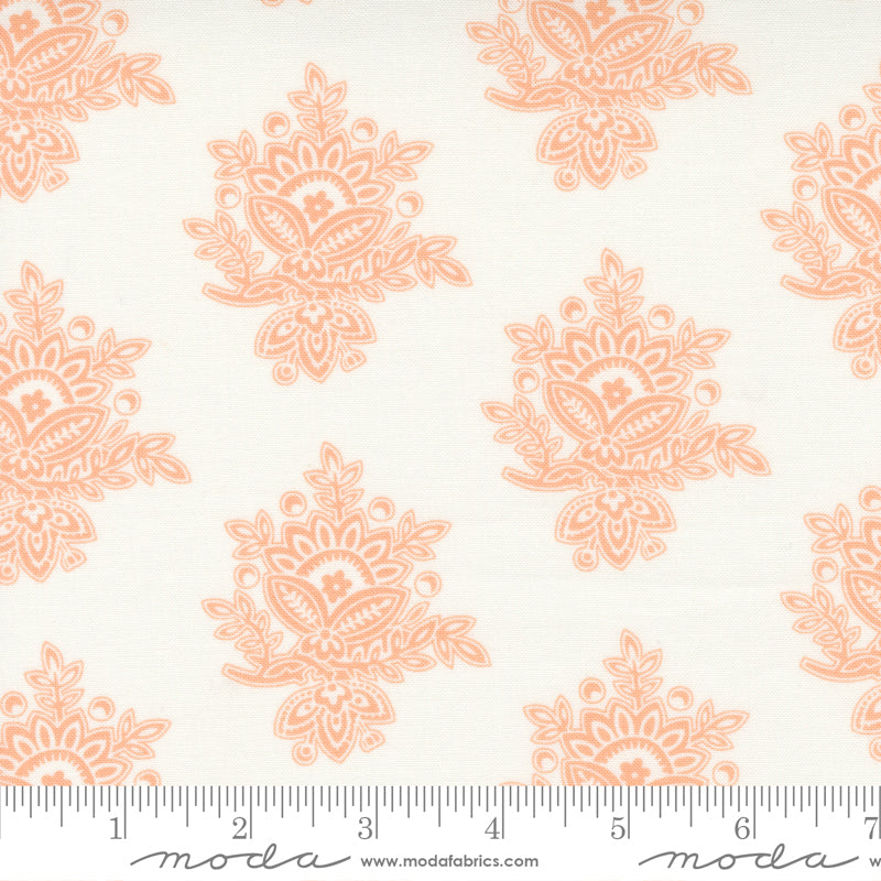 Cinnamon and Cream Vintage Block Print Cream – Sew Lux Fabric