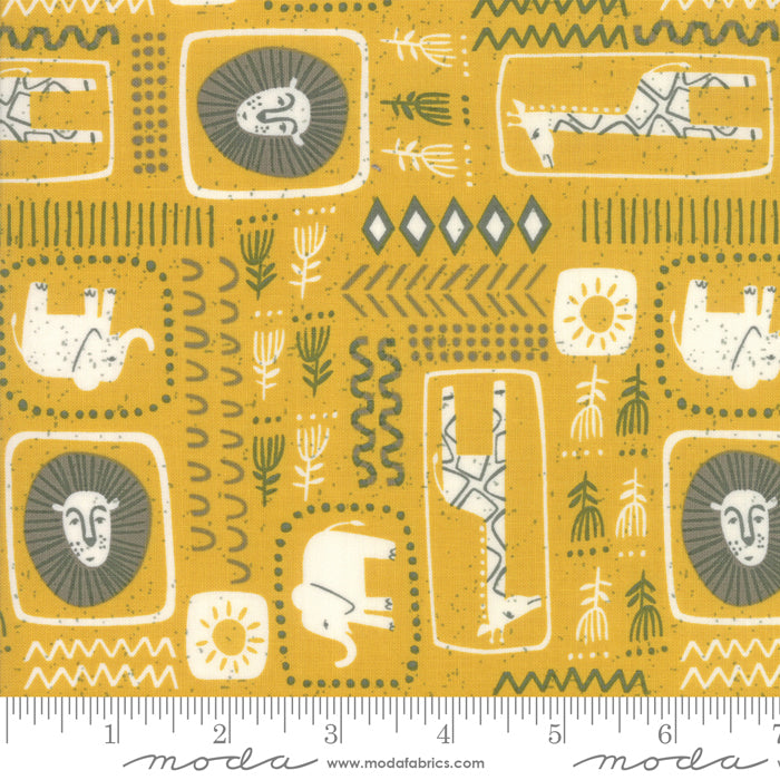 Safari Life African Block Print Dijon – Sew Lux Fabric
