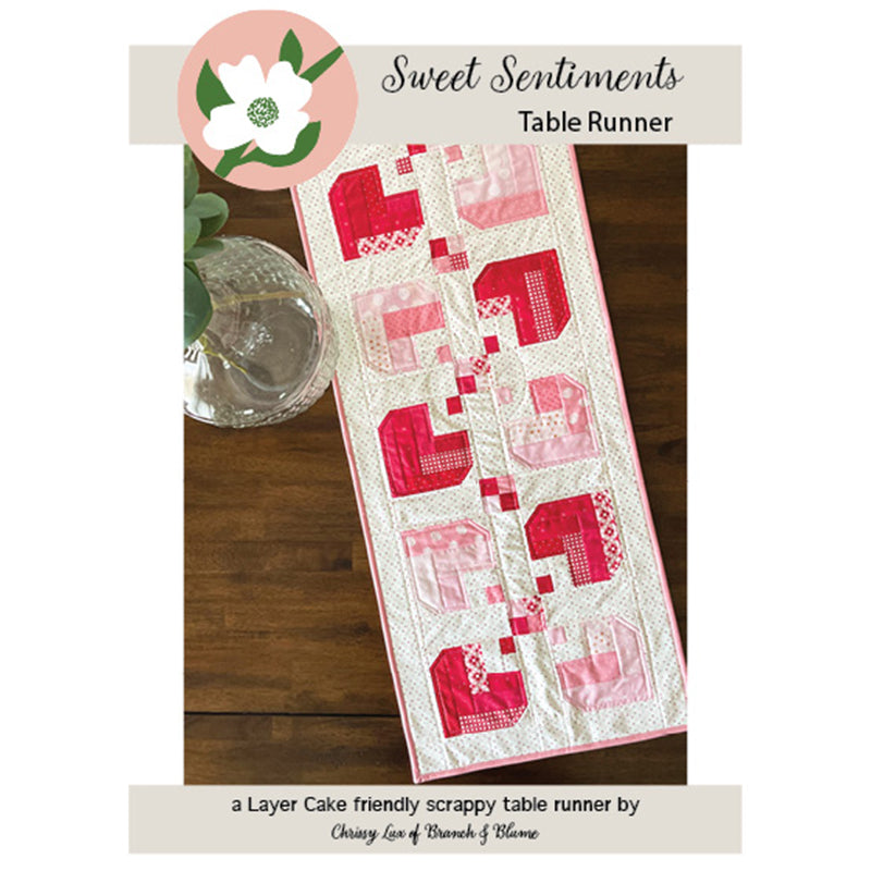 Sweet Sentiments Table Runner PDF Pattern – Sew Lux Fabric
