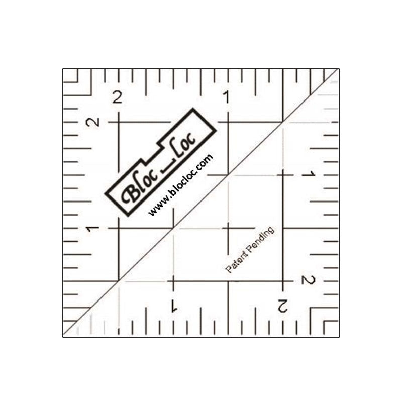 Bloc Loc 2.5 Inch HST Ruler – Sew Lux Fabric
