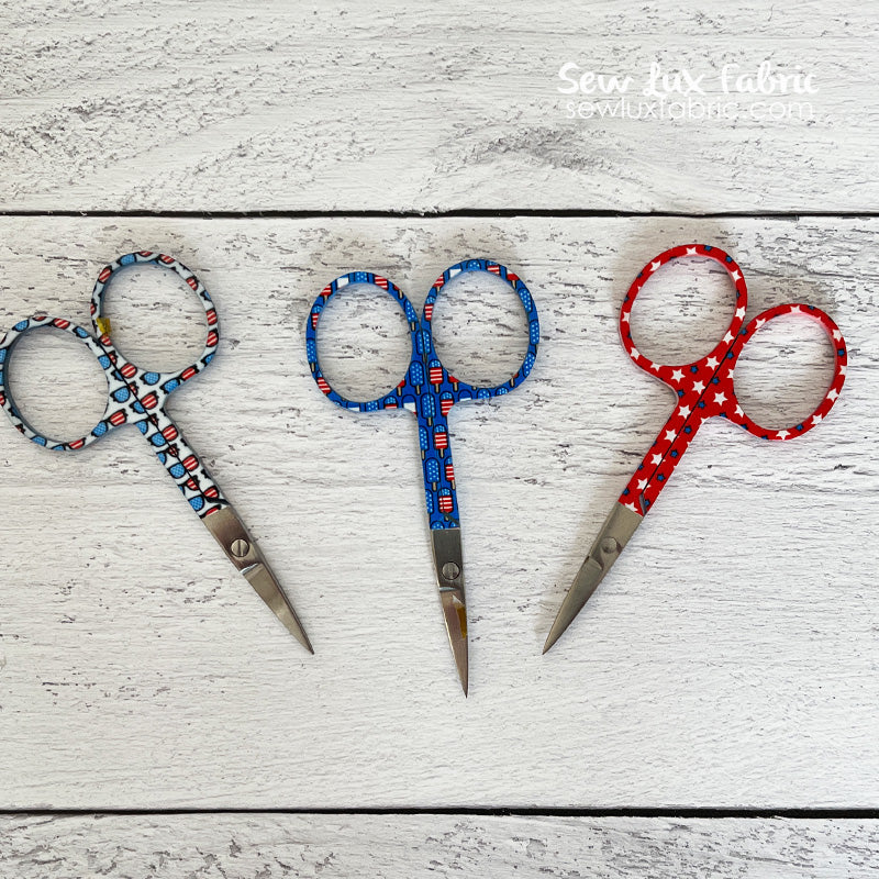 Patriotic Embroidery Scissors – Sew Lux Fabric