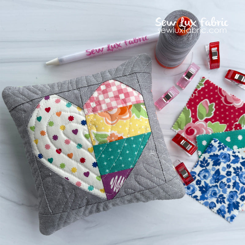 Heartstrings Pincushion PDF Pattern – Sew Lux Fabric